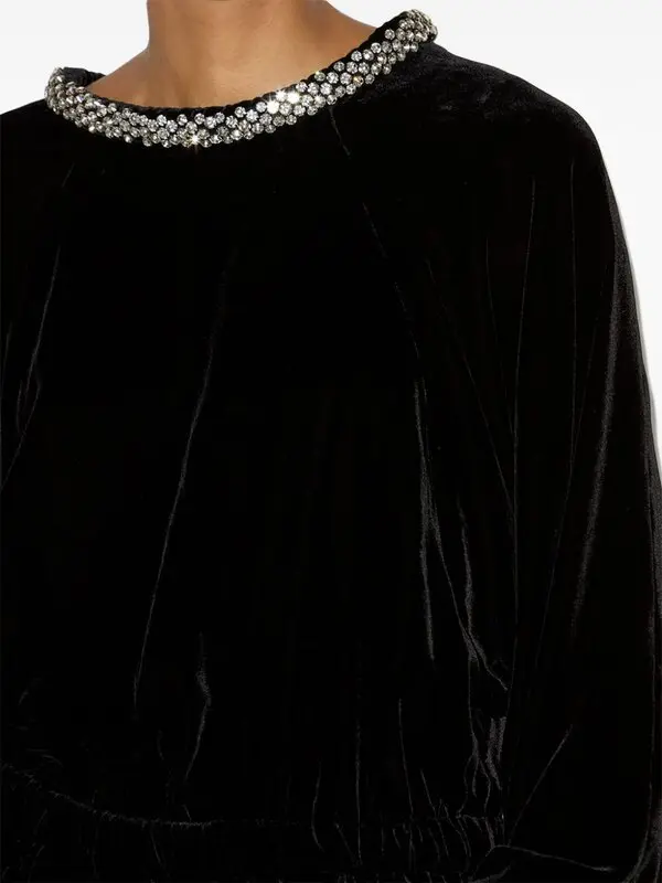 Isabel Marant Étoile Beniga Dress With Embellished Neckline