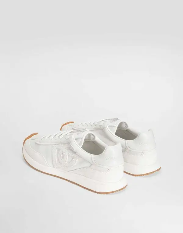 Dolce & Gabbana Logo Patch Cushion Sneakers - White