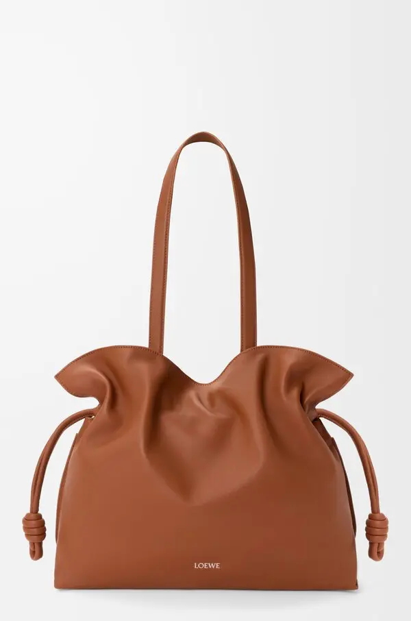 Loewe Flamenco Large Nappa Calfskin Shoulder Bag - Brown