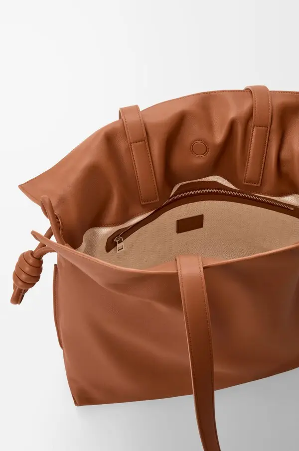 Loewe Flamenco Large Nappa Calfskin Shoulder Bag - Brown