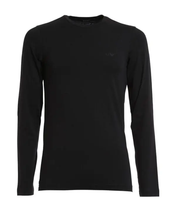 Emporio Armani Round Collar And Long-sleeved T-shirt