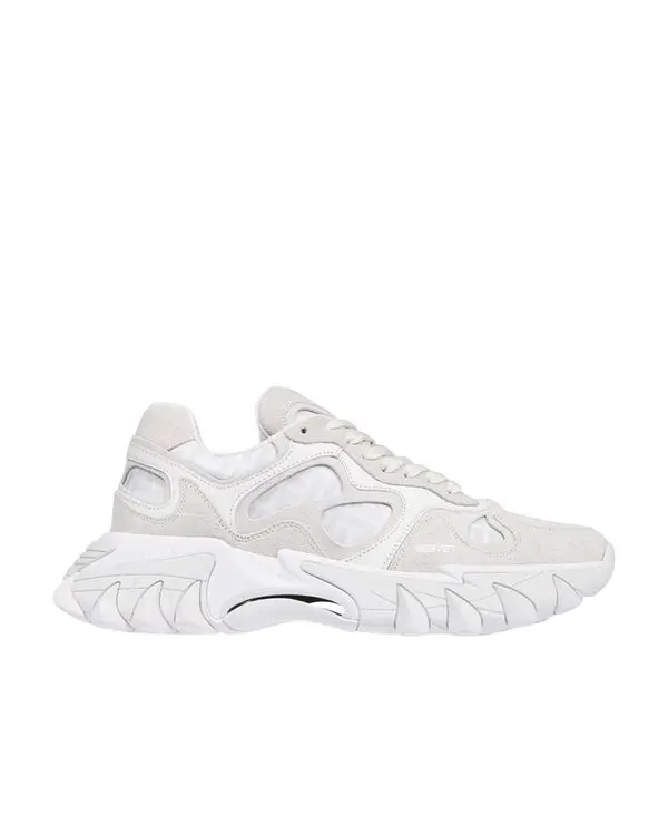 Balmain B Eats Paneled Sneakers - White
