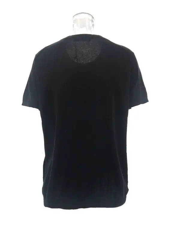 Max Mara Short Sleeve Crew Neck Sweater - Black