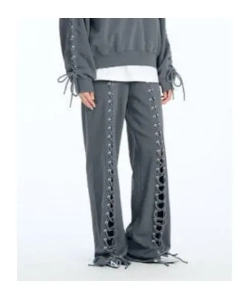 ROTATE BY BIRGER CHRISTENSEN Lace-up Detail Pants
