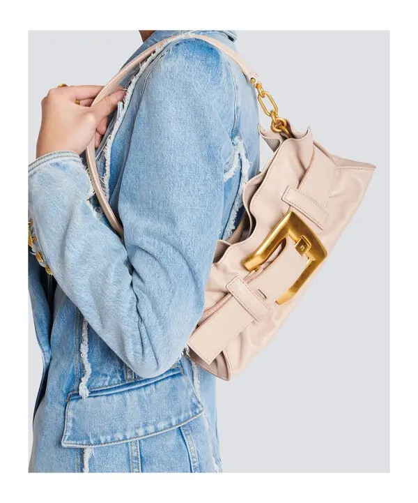 Balmain Mini Anthem Bag In Calfskin