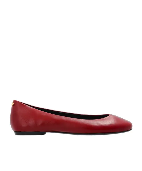 LANVIN Round Toe Ballet Flats - Red