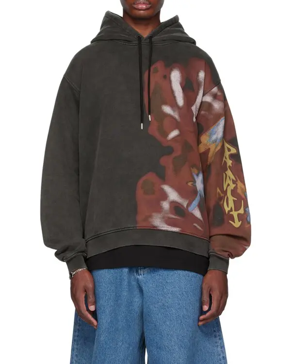AMBUSH Graphic-printed Drawstring Hoodie