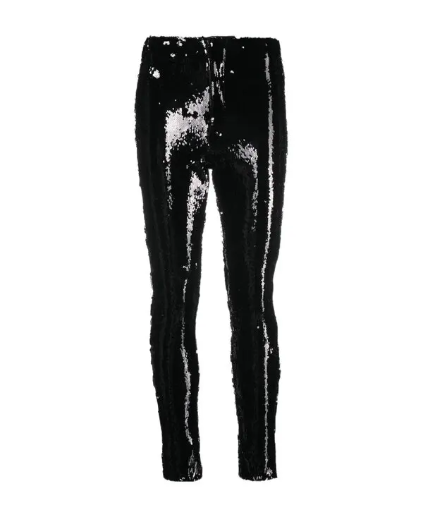 Isabel Marant Étoile Sequin-embellished Straight-leg Trousers