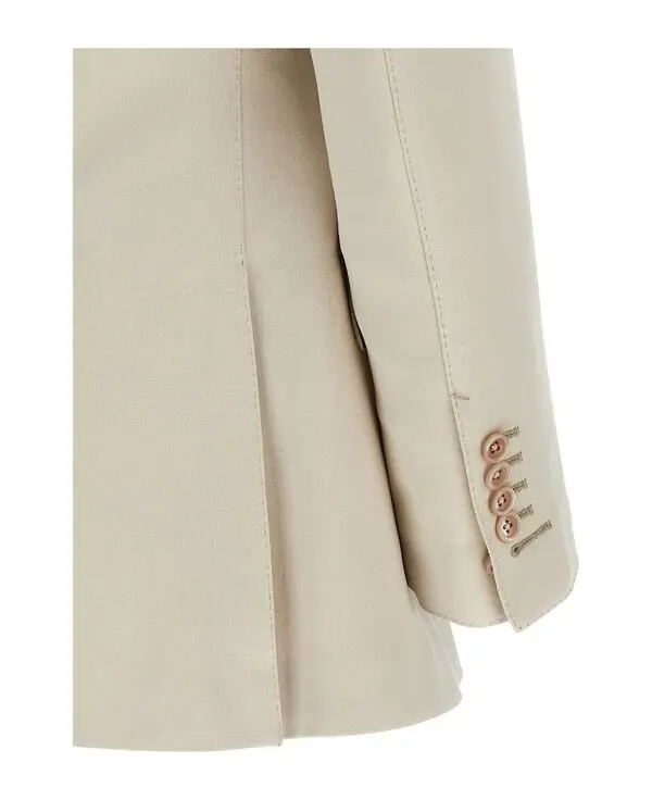 TOM FORD Double Breasted Blazer - Beige
