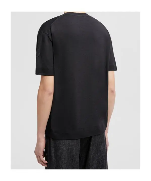 Moncler Logo Patch Crewneck T-shirt