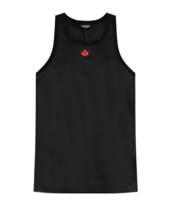 Dsquared2 Sleeveless Vest With Logo Detail
