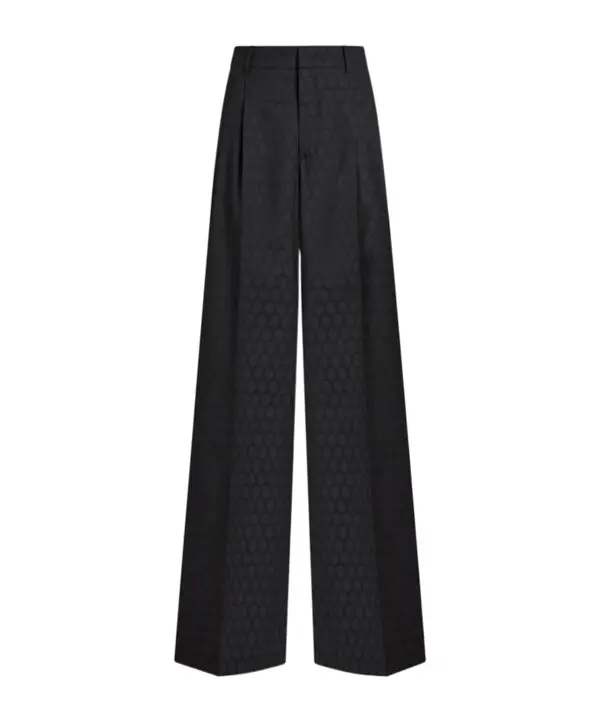 Etro Pattern-jacquard Wide-leg Trousers