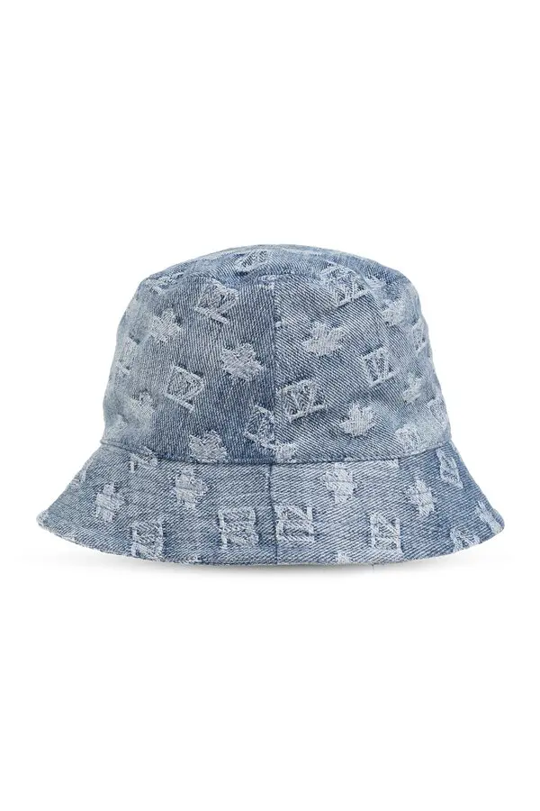 Dsquared2 Monogram Logo Patch Bucket Hat
