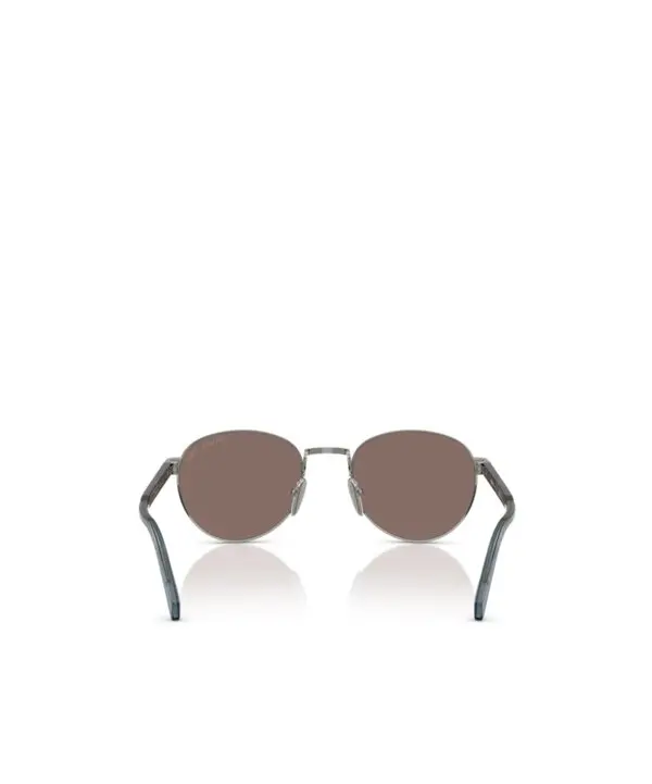 Prada Oval Frame Sunglasses - Brown