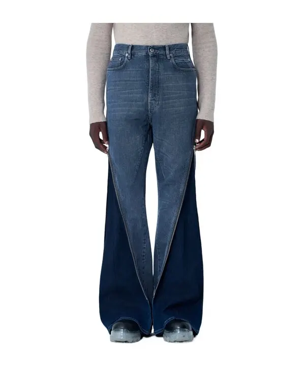 Rick Owens Bolan Banana Pants With Zip Detailing