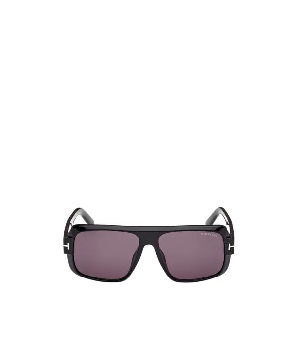 TOM FORD Turner Aviator Frame Sunglasses - Gray