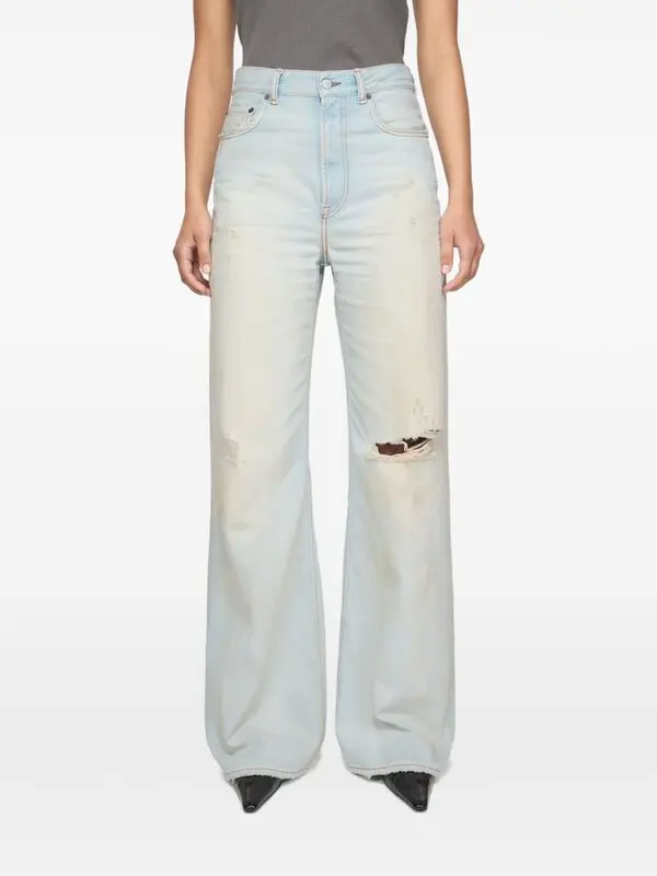 Acne Studios Distressed Relaxed-fit Jeans