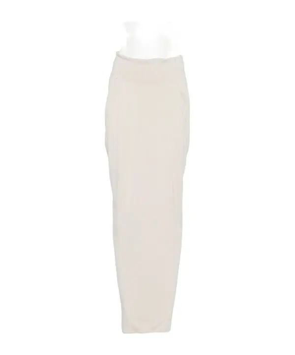 ENTIRE STUDIOS Tide Draped Maxi Skirt - White