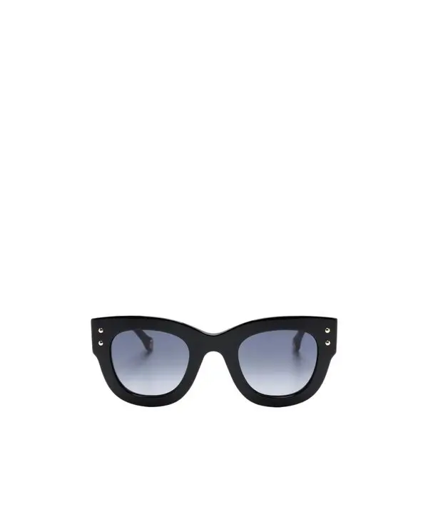 Carolina Herrera Square Lens Full Rim Sunglasses - Black