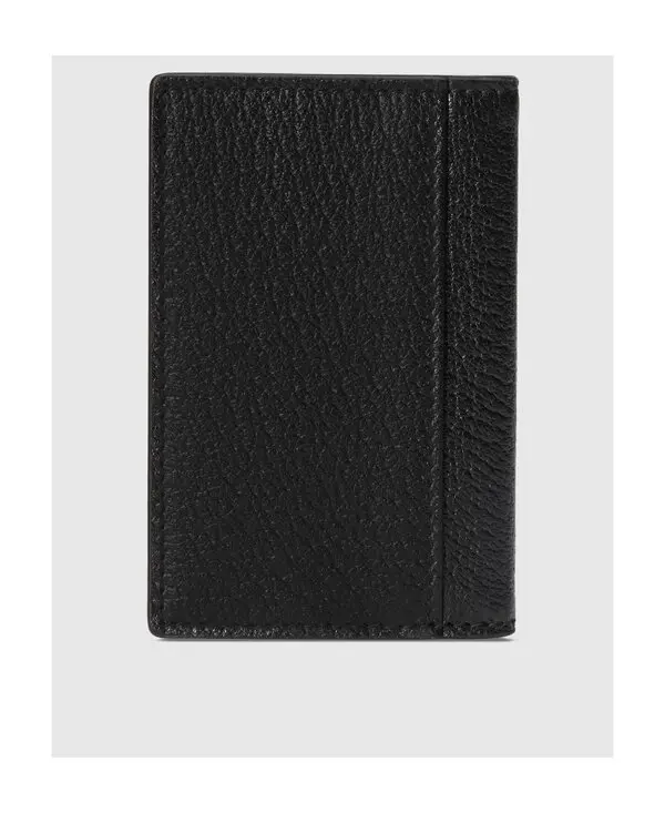Gucci Horsebit-plaque Leather Cardholder