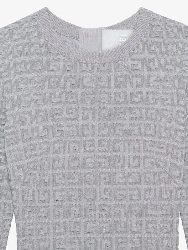 Givenchy 4g Monogram Long-sleeve Dress