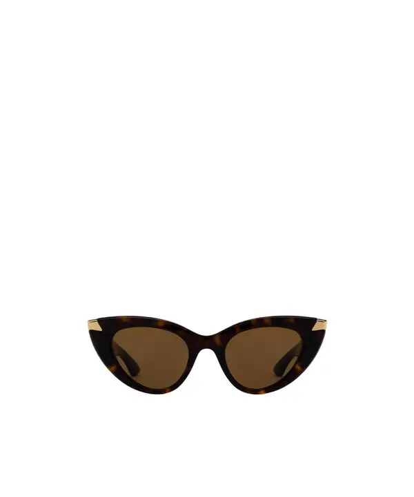 Alexander McQueen Cat Eye Sunglasses - Brown