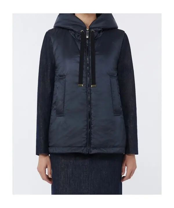 Max Mara Greengo Hooded Gilet - Midnight Blue