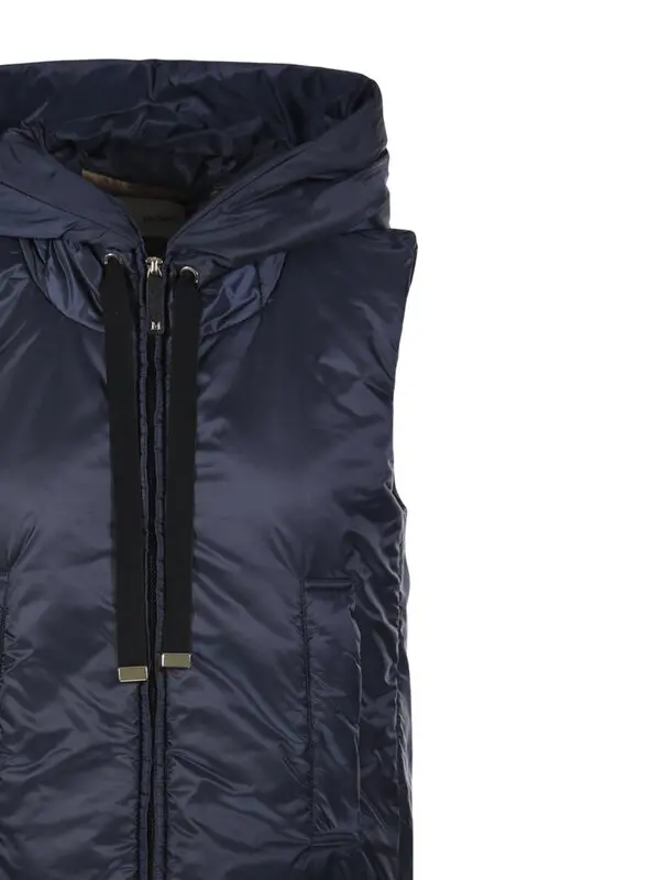 Max Mara Greengo Hooded Gilet - Midnight Blue