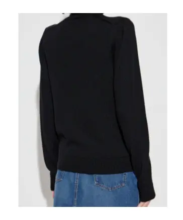 Dolce & Gabbana Ribbed Turtleneck Jumper - Black