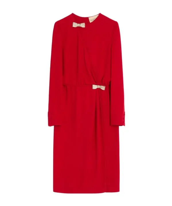 Valentino Garavani Embellished Midi Dress