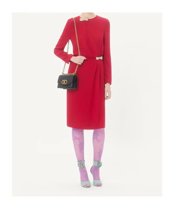 Valentino Garavani Embellished Midi Dress