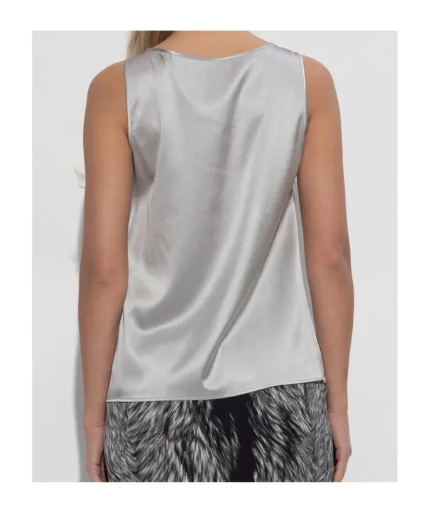Dolce & Gabbana Dg Logo Plaque Tank Top - Grey