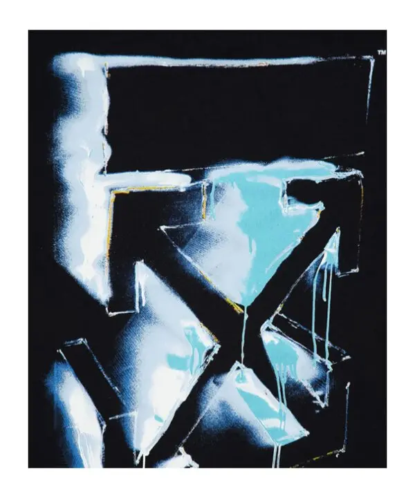 Off-White 3d Spray Arrow Skate T-shirt - Black