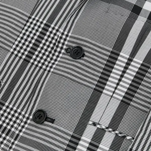 Burberry Single-breasted Checked Blazer