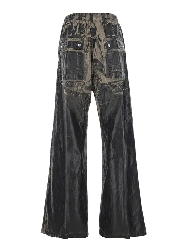 Rick Owens Geth Belas Distressed Trousers - Black