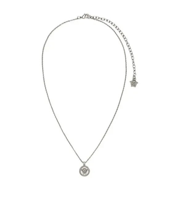 Versace Medusa Pendant Necklace - Silver