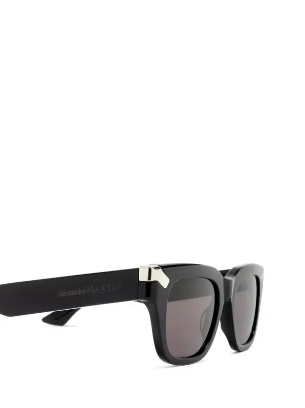Alexander McQueen Rectangle Frame Sunglasses - Gray