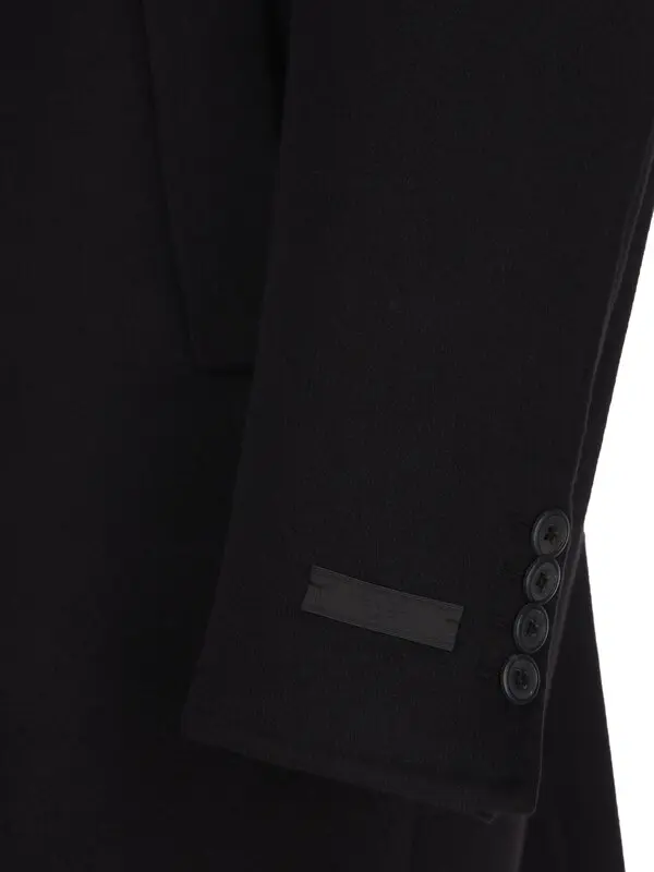 Prada Wool Single-breasted Coat - Black