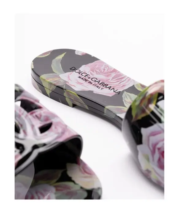 Dolce & Gabbana Floral Printed Slides