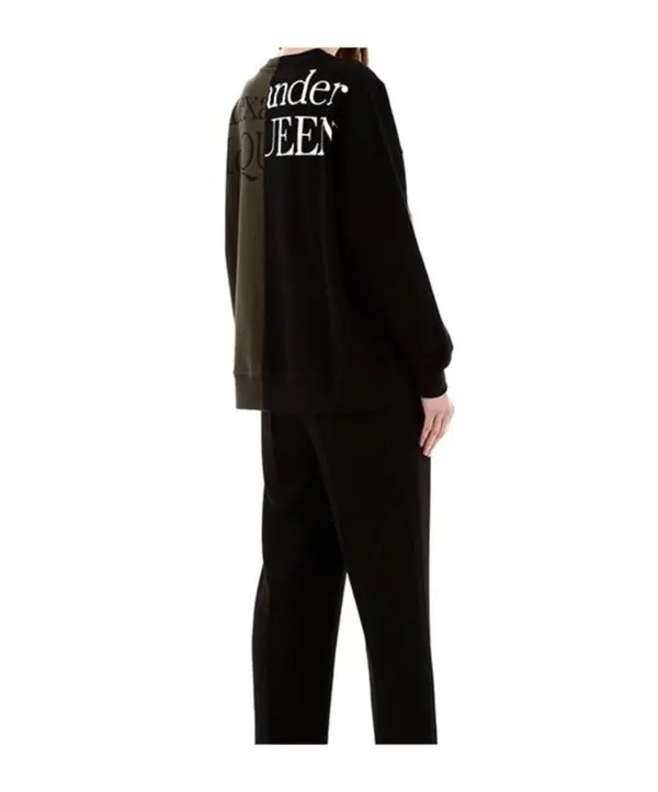 Alexander McQueen Rose Printed Sweatshirt