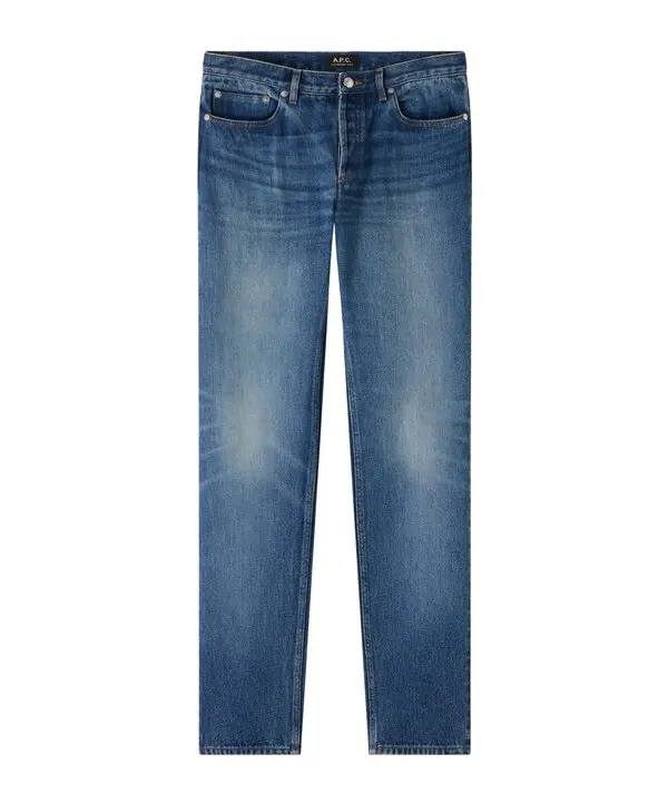 A.p.c. Straight-leg Jeans - Stonewashed Indigo