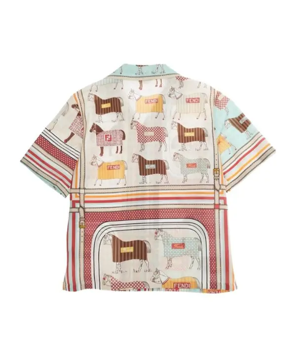 Fendi Printed Short-sleeve Shirt