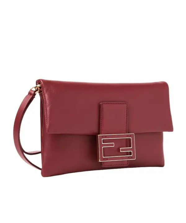 Fendi Mamma Baguette Pouch - Red