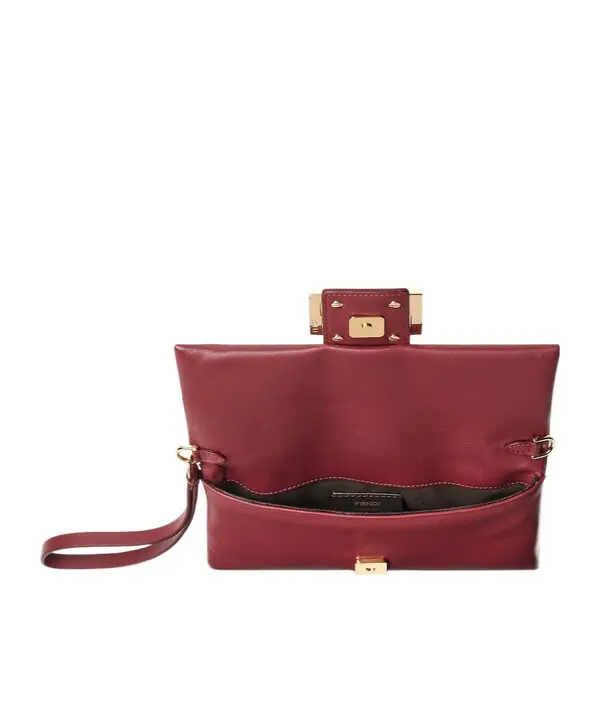 Fendi Mamma Baguette Pouch - Red