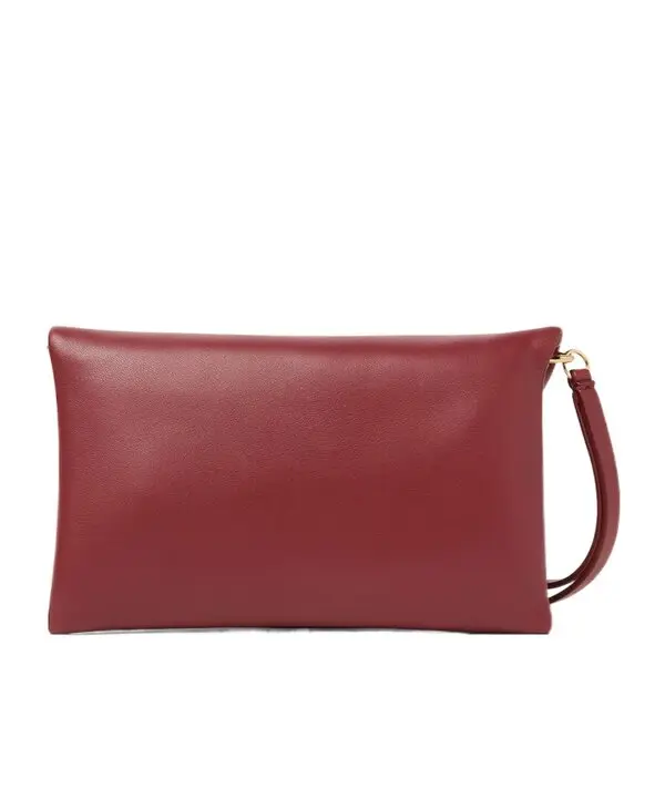 Fendi Mamma Baguette Pouch - Red