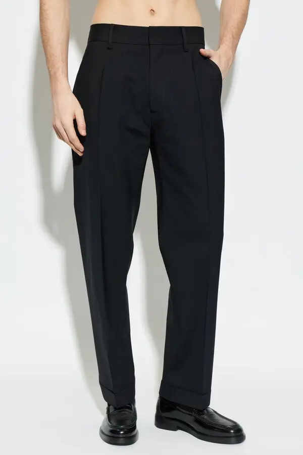 Dsquared2 Pleated Tailored Trousers - Black