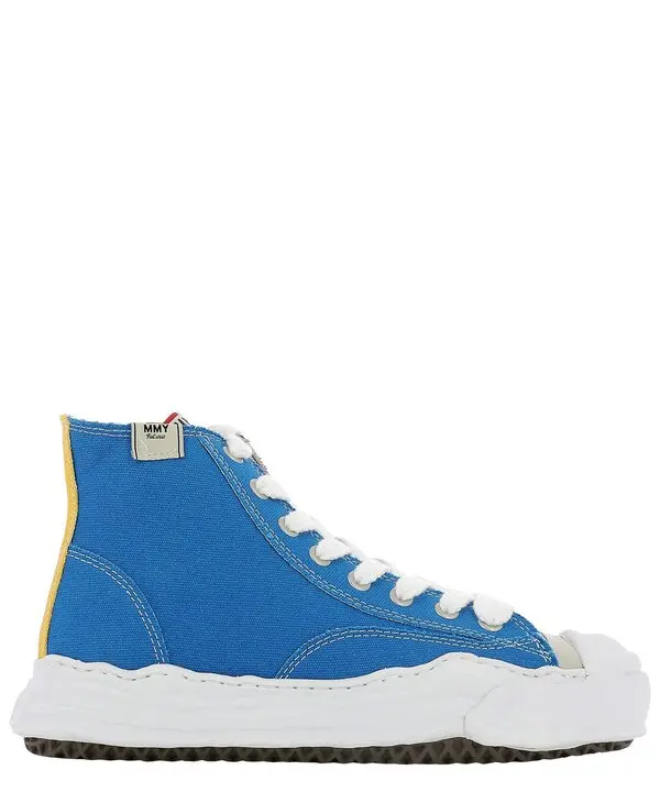 Mihara Yasuhiro Multi-panel Lace-up Sneakers - Blue