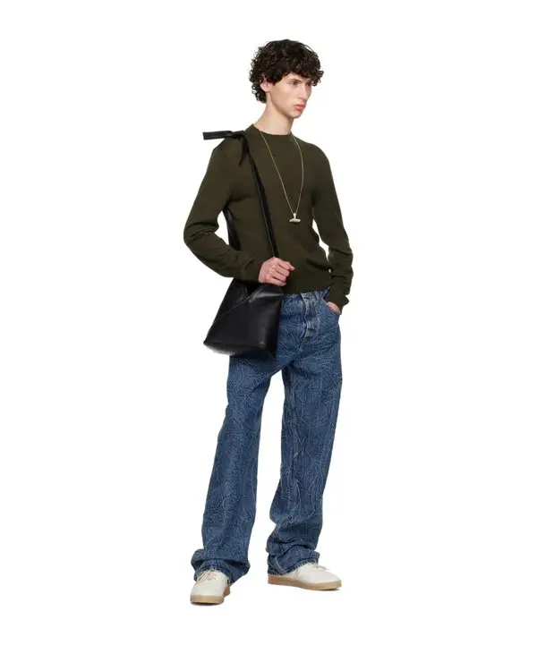 MAISON MARGIELA Panelled Asymmetrical Hem Jumper