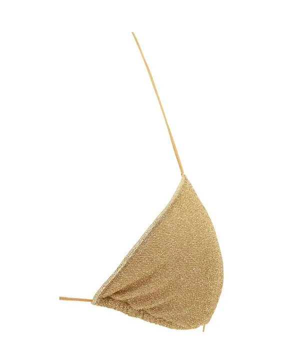 Oseree Two-piece Triangle Bikini Set - Nude