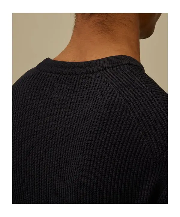 C.P. COMPANY Lens Sleeve Knitted Sweater